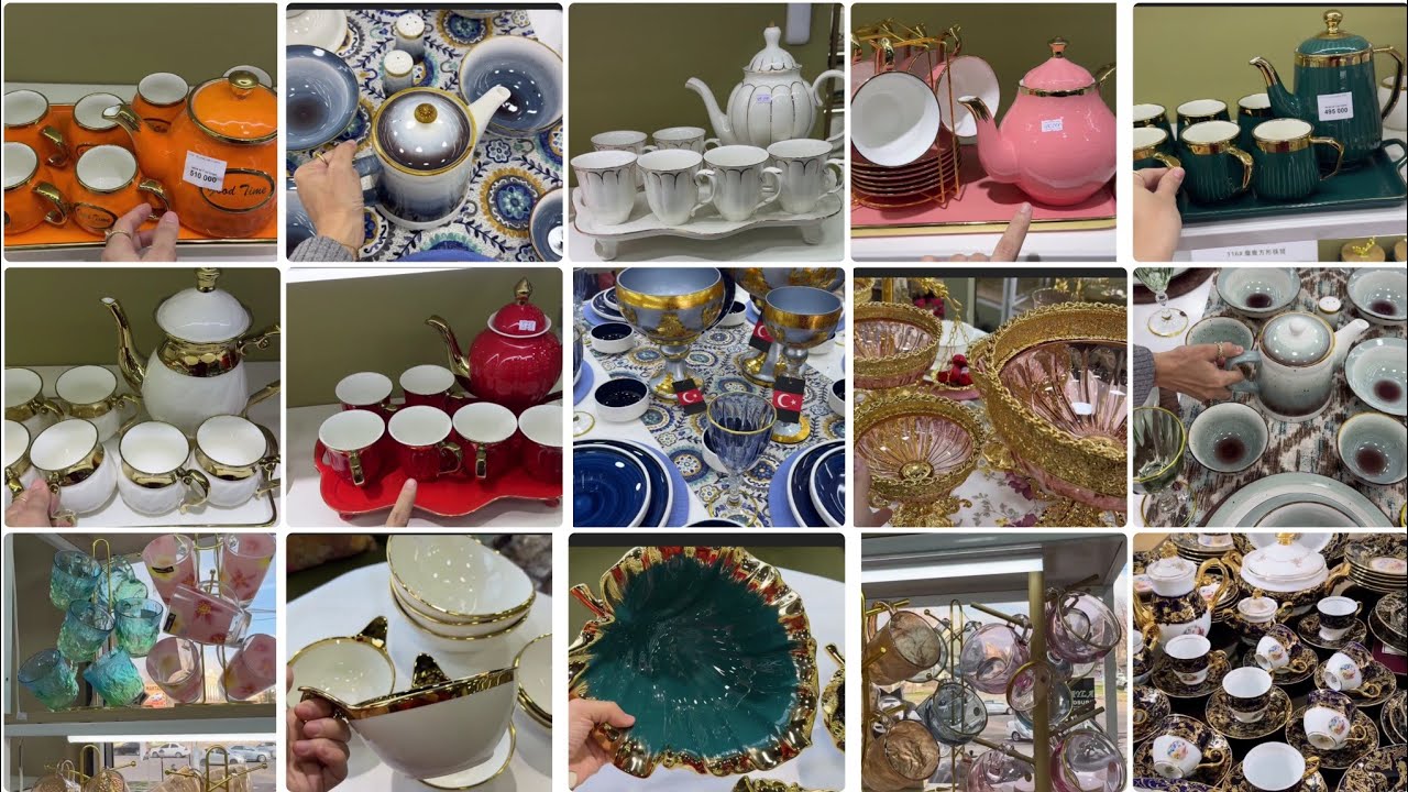 Fancy Tea sets and Coffee cups Mad in Turkey 😍 Dishesware Dishes Dinnerware Beautiful collection ...