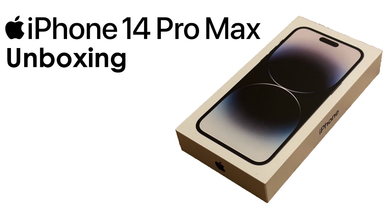 Unboxing - iPhone 14 Pro Max 128GB Space Black - YouTube