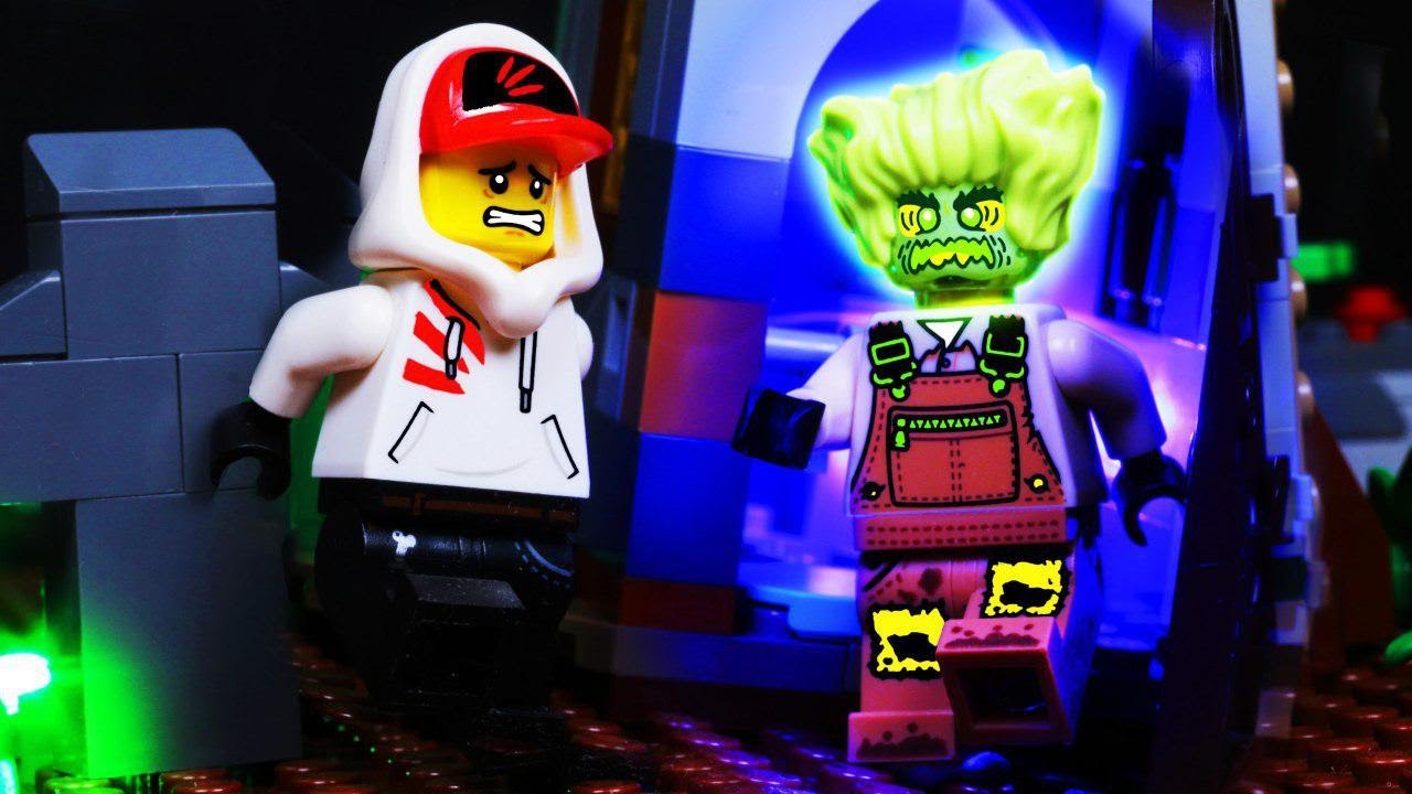 LEGO HIDDEN SIDE GRAVEYARD | CITY GHOST | STOP MOTION - YouTube
