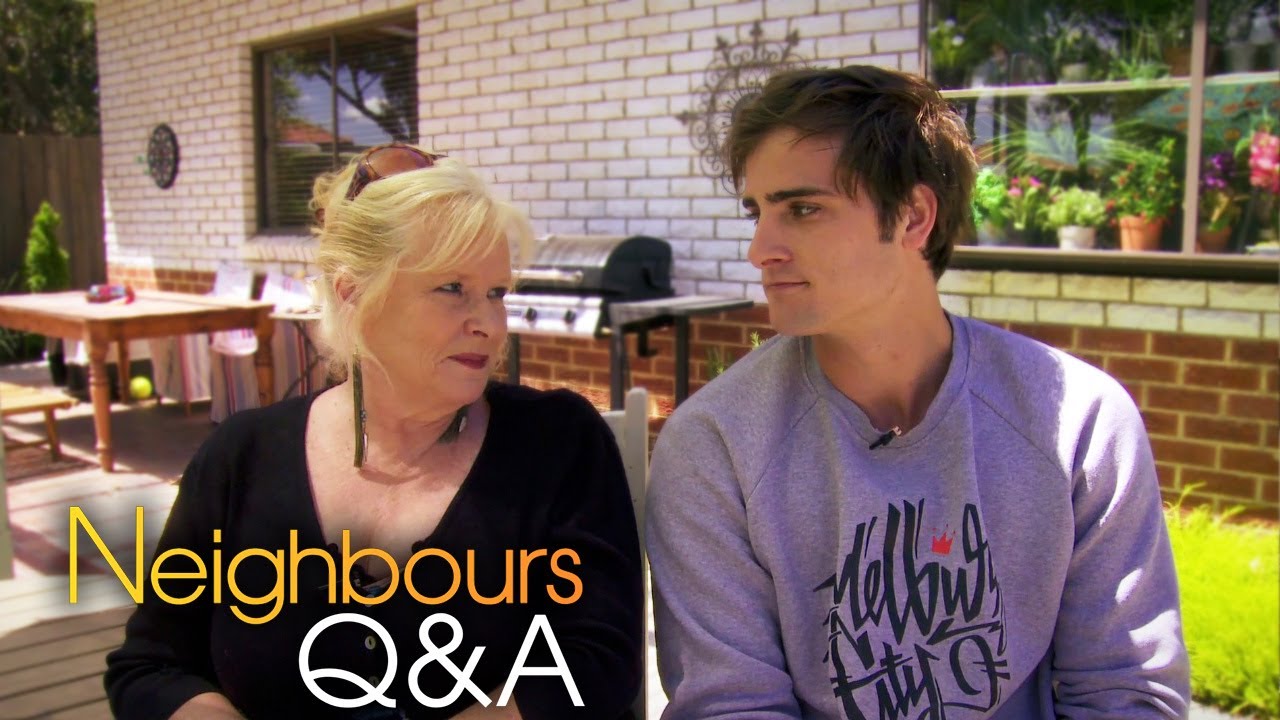 Neighbours Q&A - Colette Mann (Sheila Canning) and Chris Milligan (Kyle ...