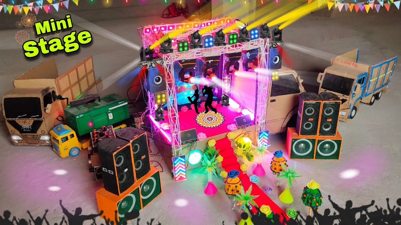 Mini Stage Making my New Home | Truck stage program mini stage kese ...