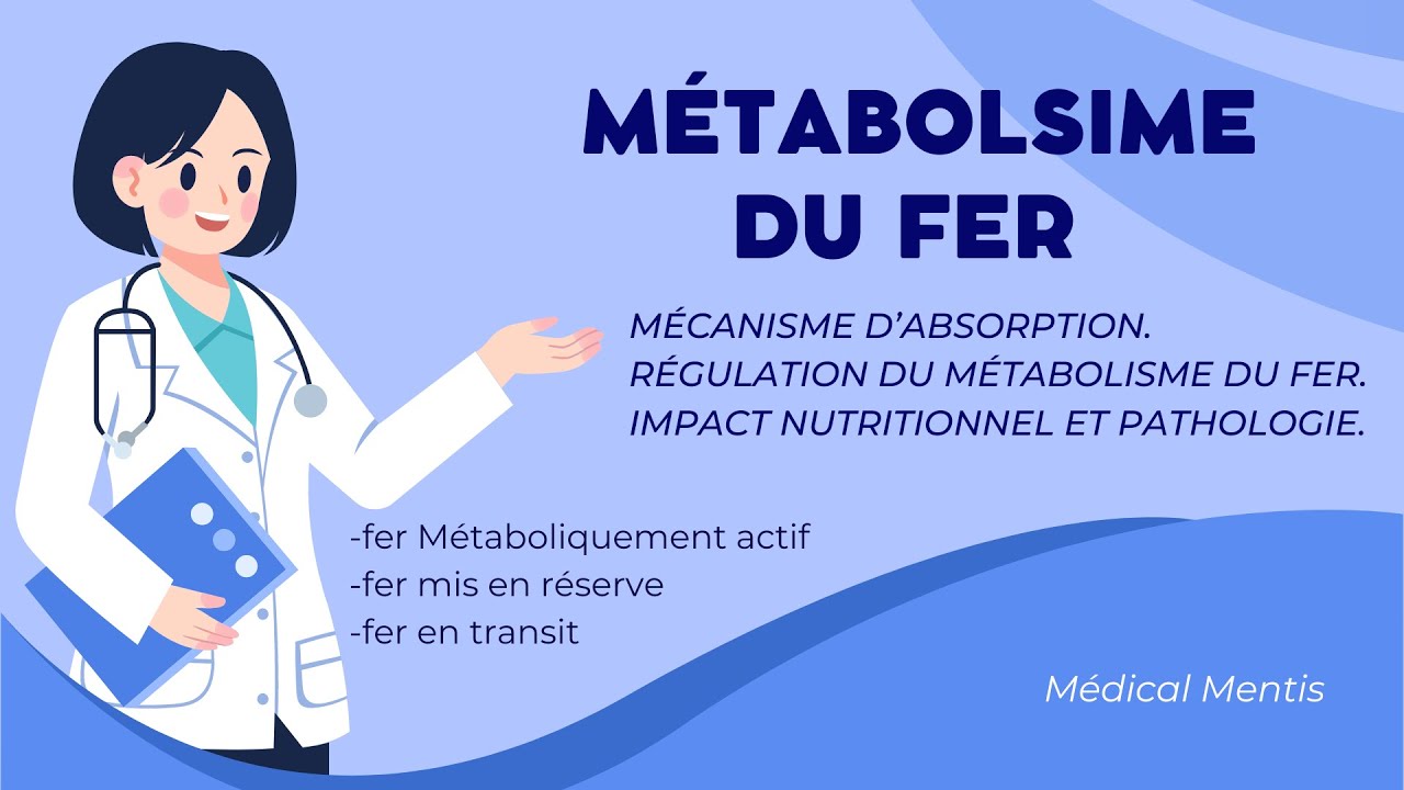 comment le régime alimentaire influence sur l'absorption du fer ? - YouTube