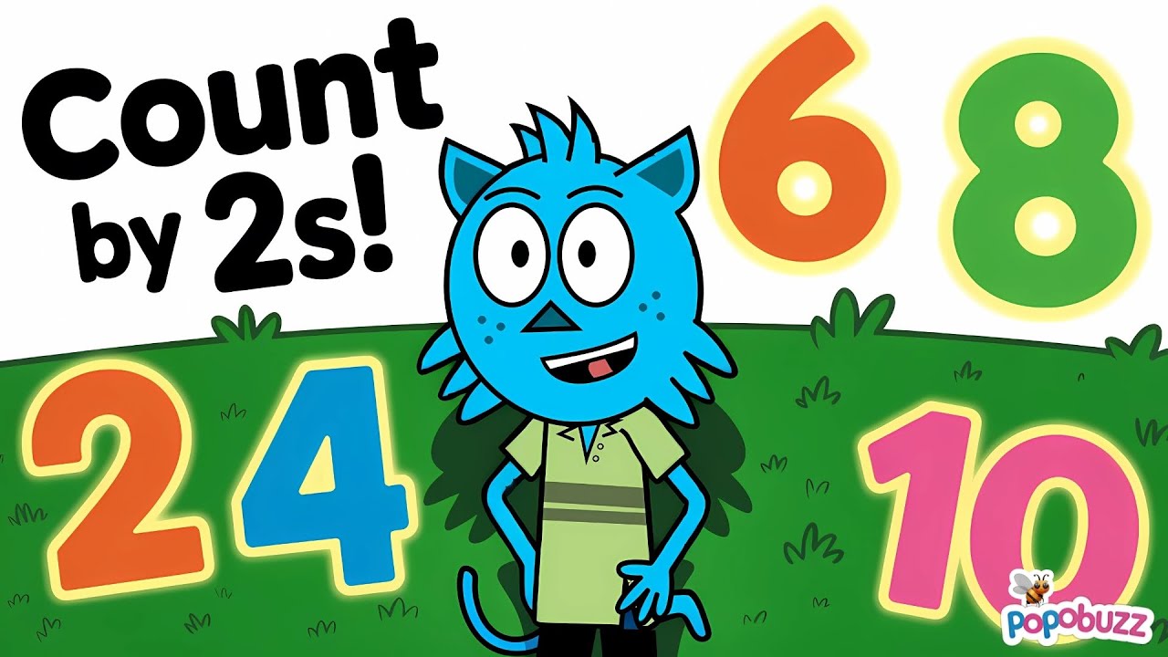 Skip Counting by 2s is FUN! | Count by 2 for Kids - YouTube