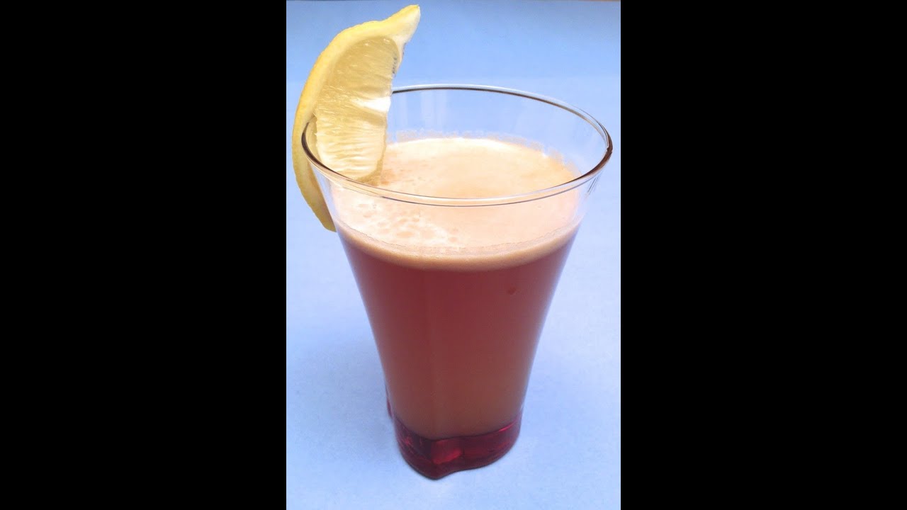 Jus de Poire, Pomme et Citron / Recette Santé - YouTube