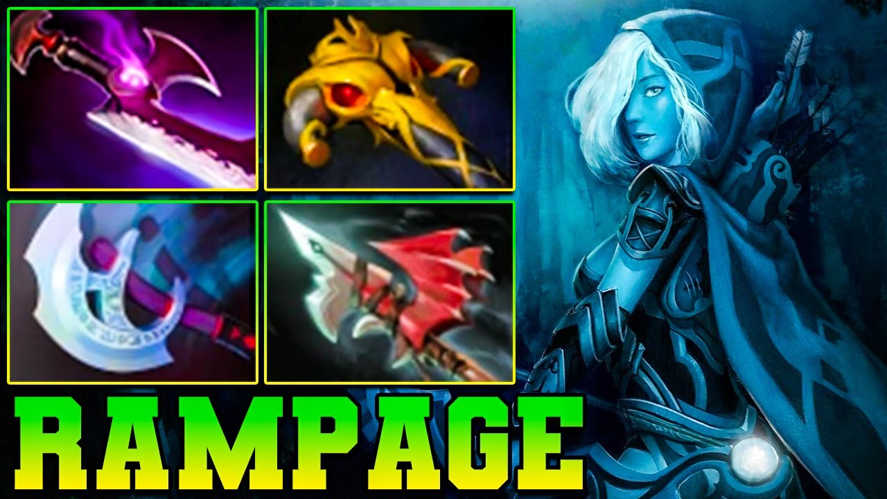 Rampage + 25 Kills Drow Ranger Dota 2 !! Dota 2 Drow Ranger Pro ...