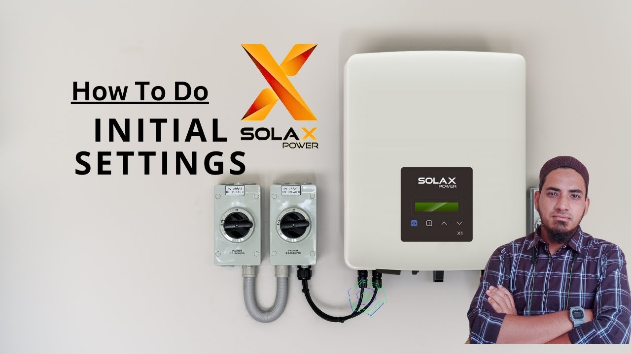 How to Do Solax Power Inverter Setting - YouTube