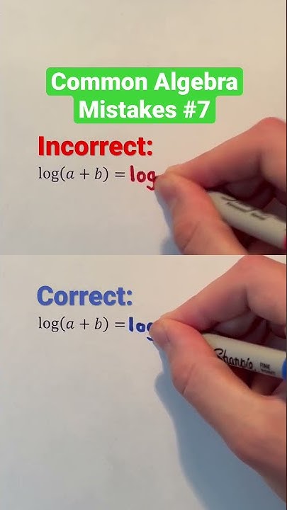 Common Algebra Mistakes #7 #Shorts #math #maths #mathematics #algebra # ...