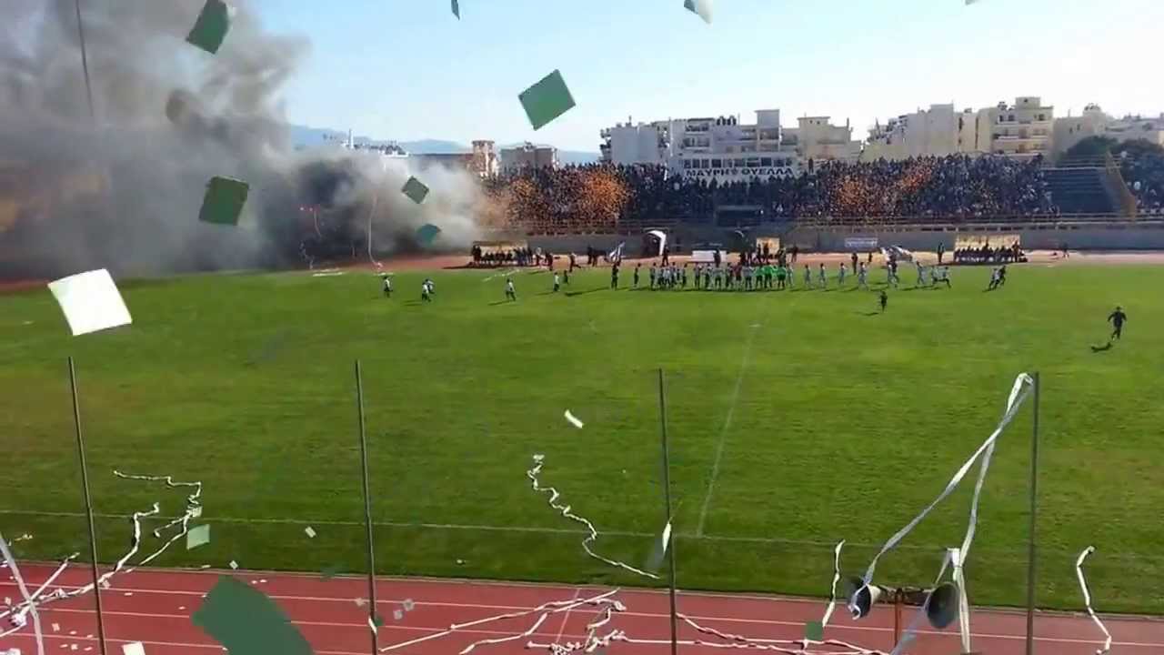 Καλαματα - Α.Ε. Ερμιονιδας 2014 Εισοδος Ομαδων - YouTube