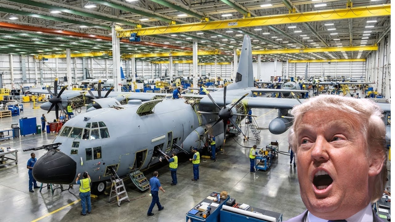 Inside the Secret C 130 Gunship Factory: Building the $190M AC 130 ...