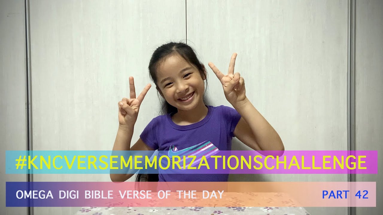 KNC VERSE MEMORIZATION CHALLENGE COMPILATION PART 42 | OMEGA DIGI BIBLE ...