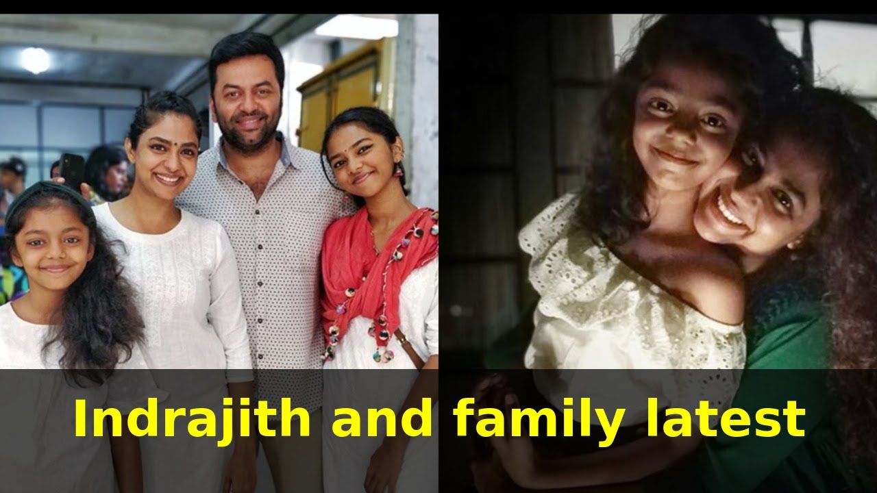 Indrajith and family latest - YouTube
