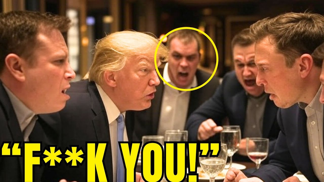Trump and Elon MUSK ATTACKED while EATING LUNCH AT RESTAURANT Friday ...