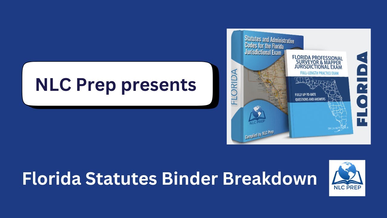 NLC Prep Presents Florida Statutes Binder Breakdown - YouTube