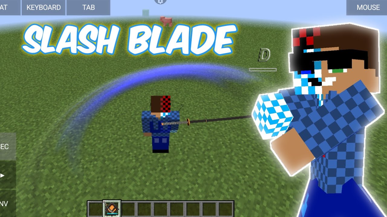 SlashBlade | Обзор мода от подписчика | Майнкрафт java на телефоне-PojavLauncher - YouTube