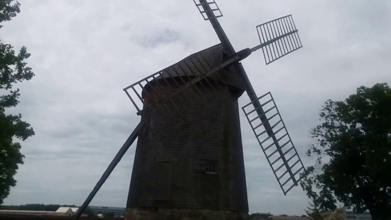 Oldest surviving windmill in U.S. - YouTube