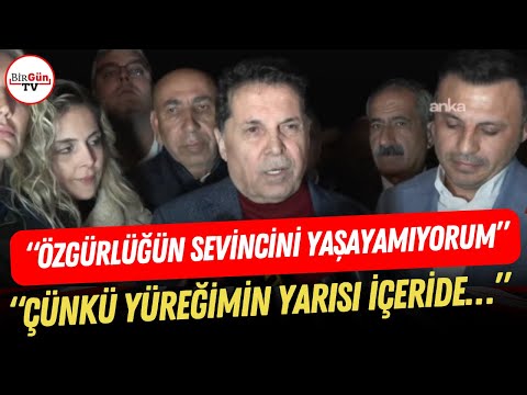 Tahliye edilen Ahmet Özer’den ilk açıklama: “Yüreğimin yarısı içeride…”