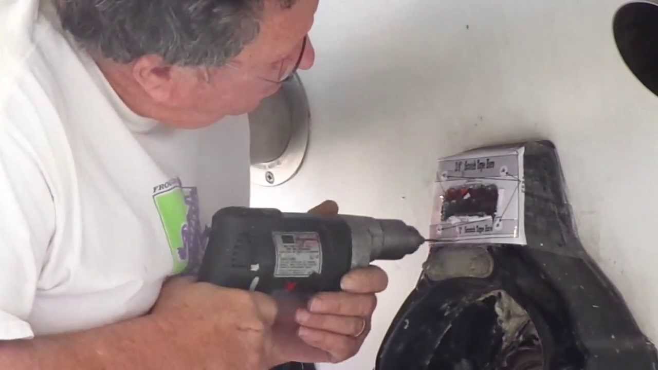 Port side swivel pin replacement - YouTube