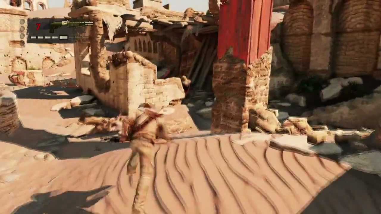 Uncharted 3 Desert City Gameplay - YouTube