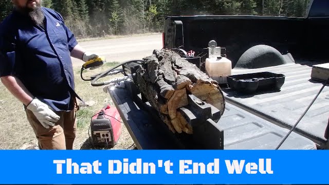 Log Splitter Was a Fail - YouTube
