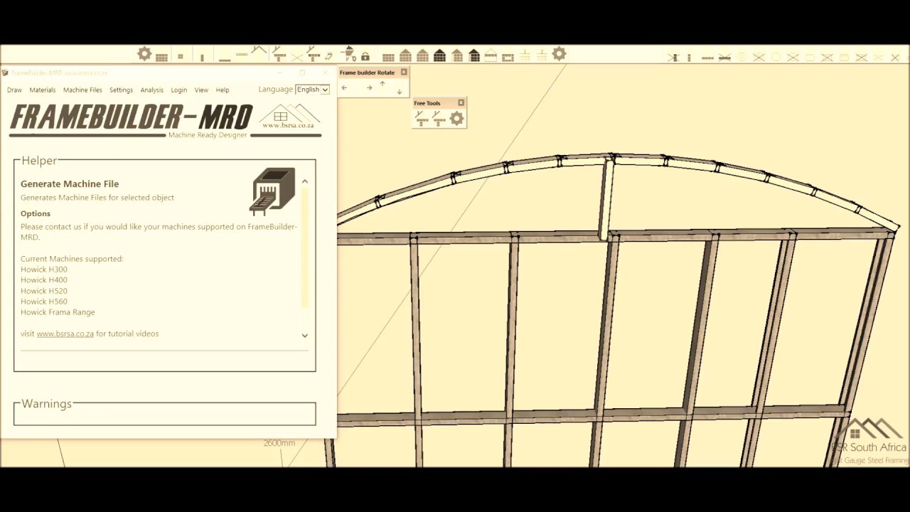 FrameBuilder-MRD Free Profile Tool - YouTube