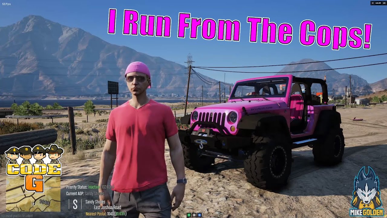 We Get Our Turn At Running From The Police | FiveM Code G - YouTube