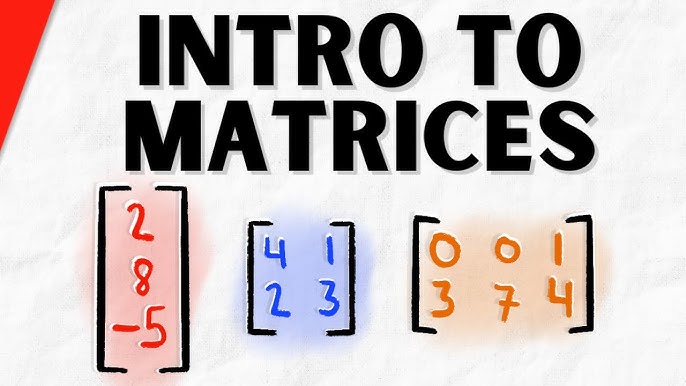 Understanding Matrix Algebra Youtube