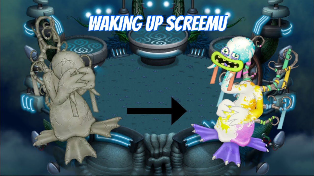 My Singing Monsters waking up Screemu - YouTube