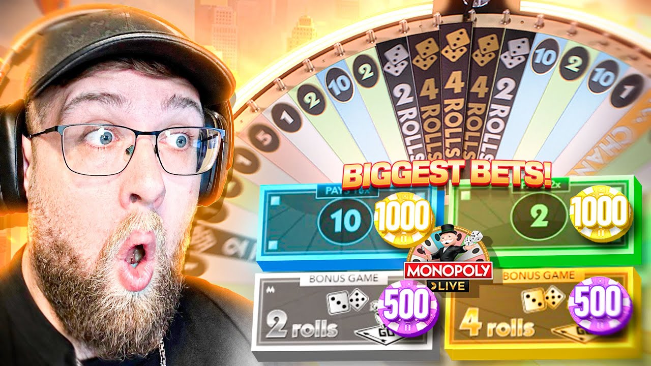 MY BIGGEST BETS EVER ON MONOPOLY LIVE GAME SHOW! - YouTube