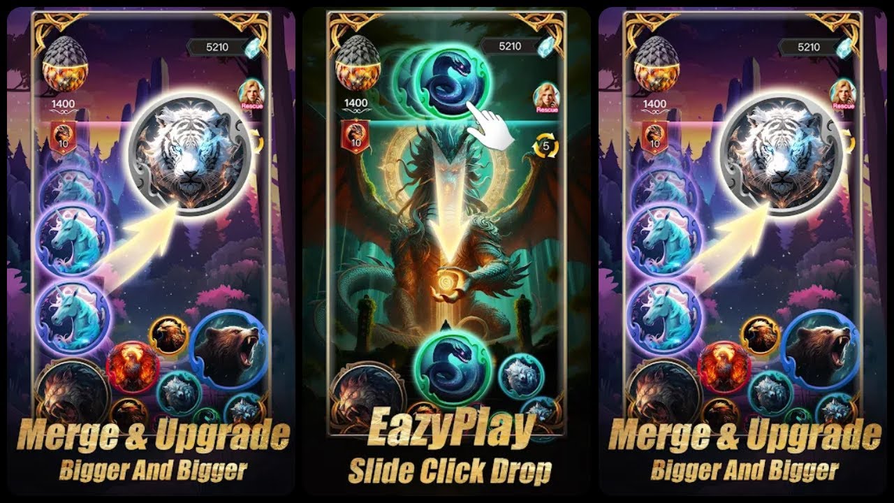 Monsters Age: Endless Merge Mobile Gameplay Android - YouTube