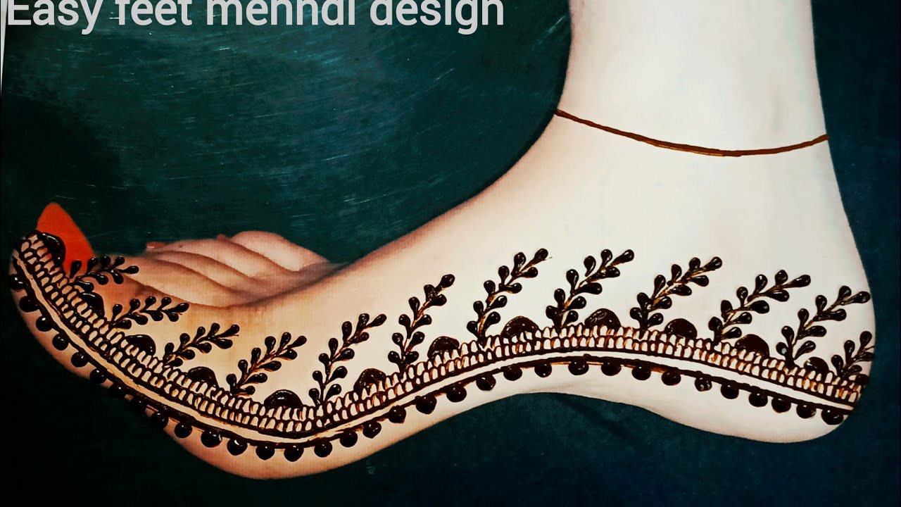 Pair ki mehandi | pairon ki mehandi | pero ki mehndi ke design | pair ...