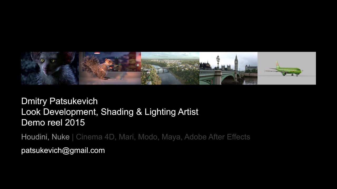 Look Development & Lighting Artist Demo Reel. - YouTube