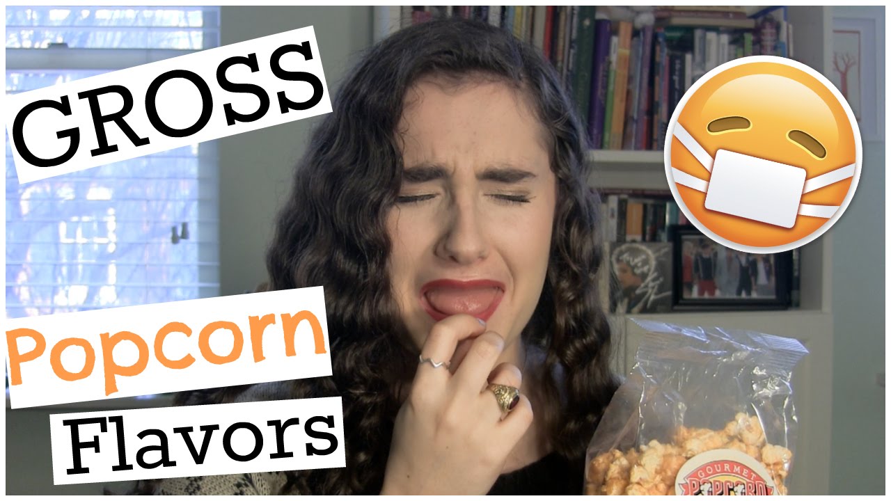 Trying GROSS Popcorn Flavors! | LuciaTepperBeauty - YouTube