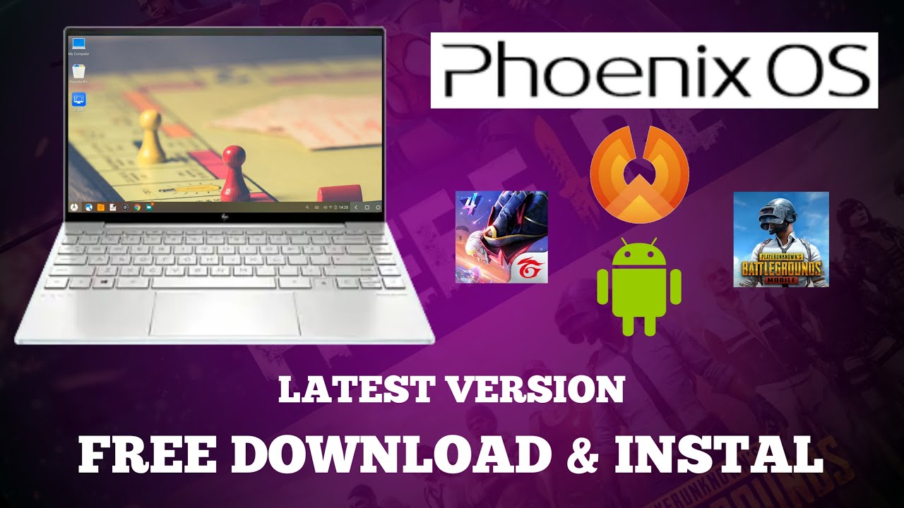 How To Install Phoenix Os For Pc | Play Pubg, Freefire Pc 2gb ram ...