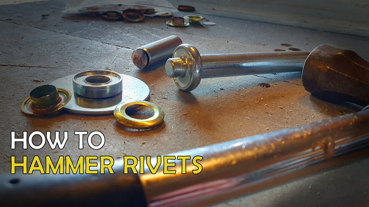 How to Hammer Hollow Rivet Eyelet | Easy DIY Guide - YouTube