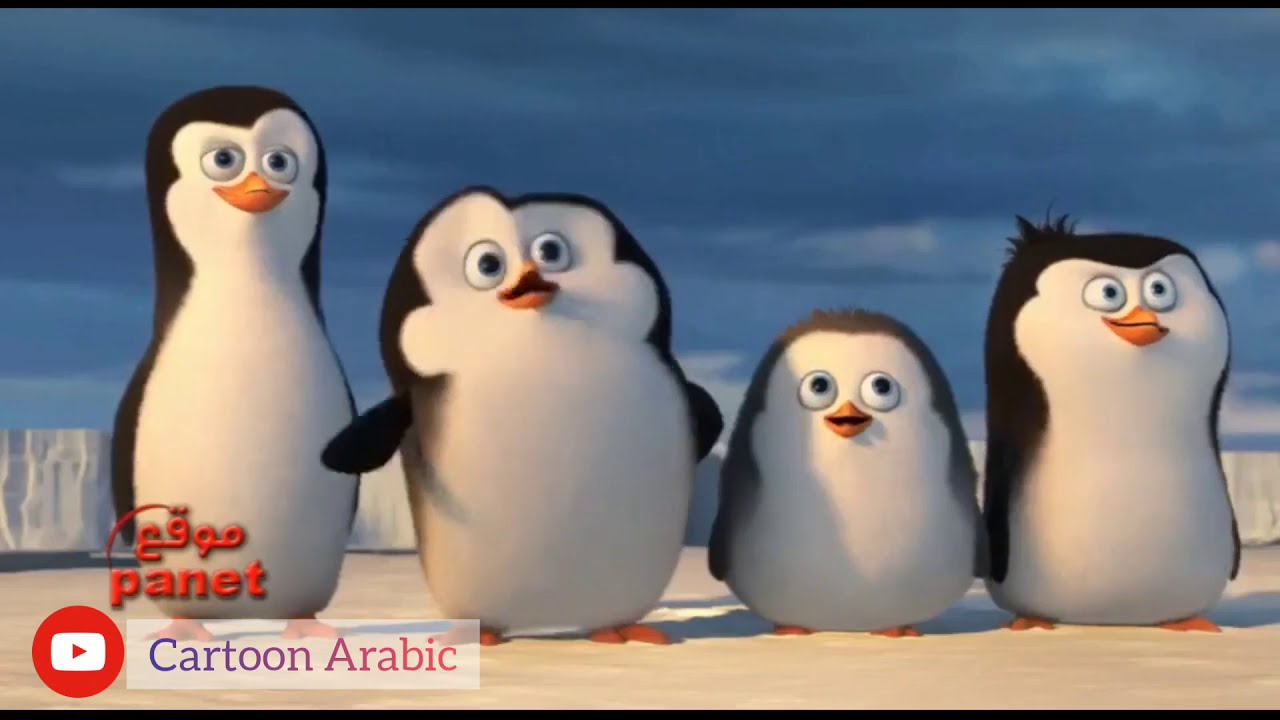 Penguins Of Madagascar in Arabic. Finding Baby Private Scene. بطاريق ...
