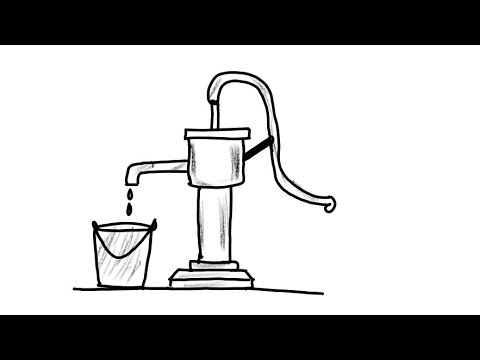 How to draw hand pump for kids | How to draw hand pump easy - YouTube