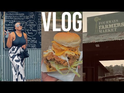 VLOG: FOURWAYS FARMERS MARKET | Good food Chilled vibes|Lindokuhle ...