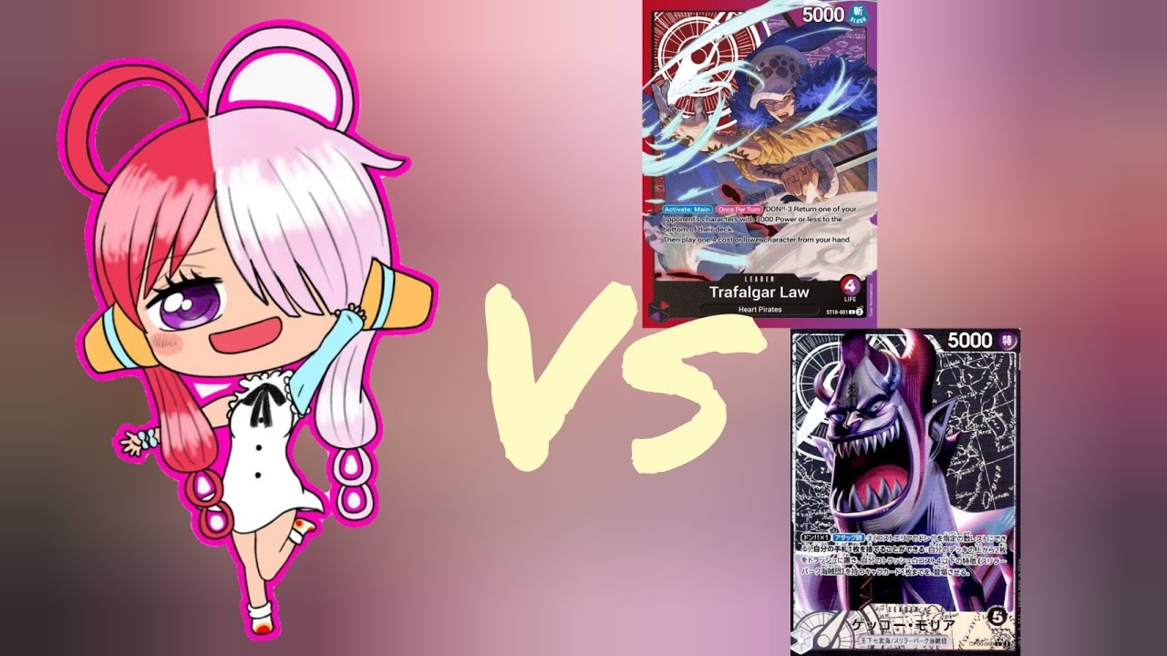 [OP06] Uta Decklist and rankeds Vs Law R/P & Moria - YouTube