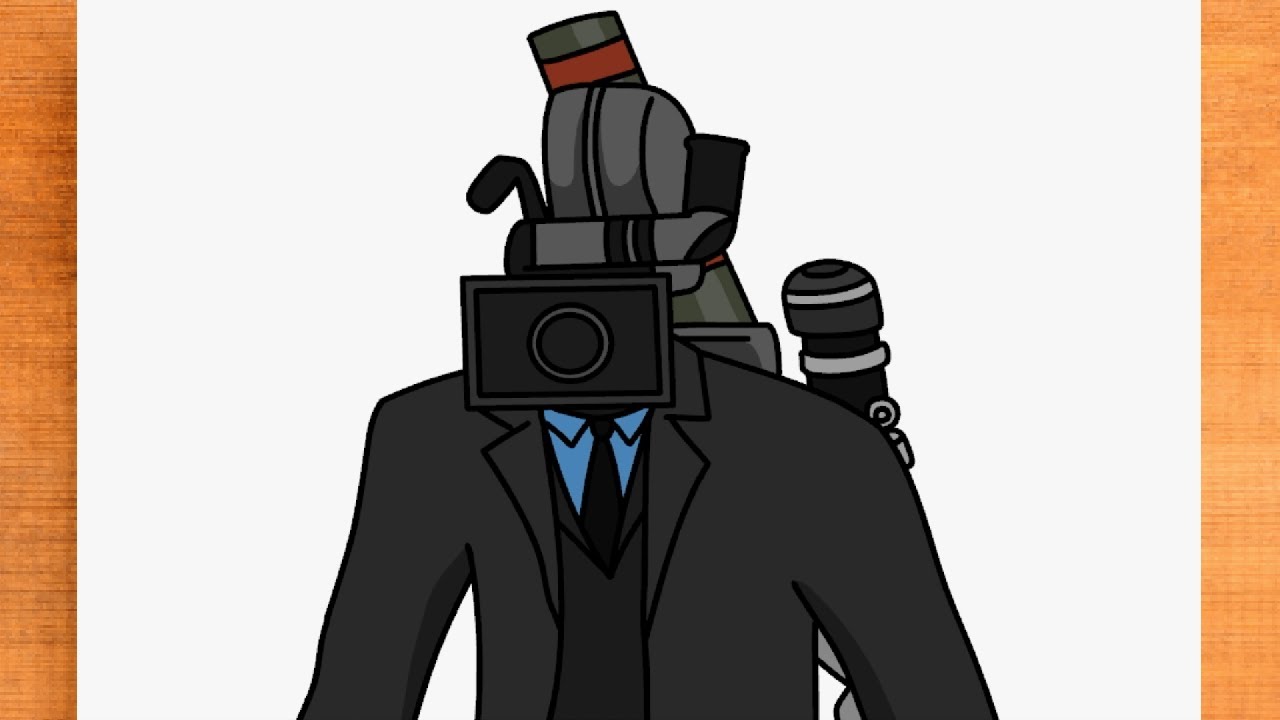 How to draw Big Cameraman from Skibidi Toilet 68 part 2 - YouTube