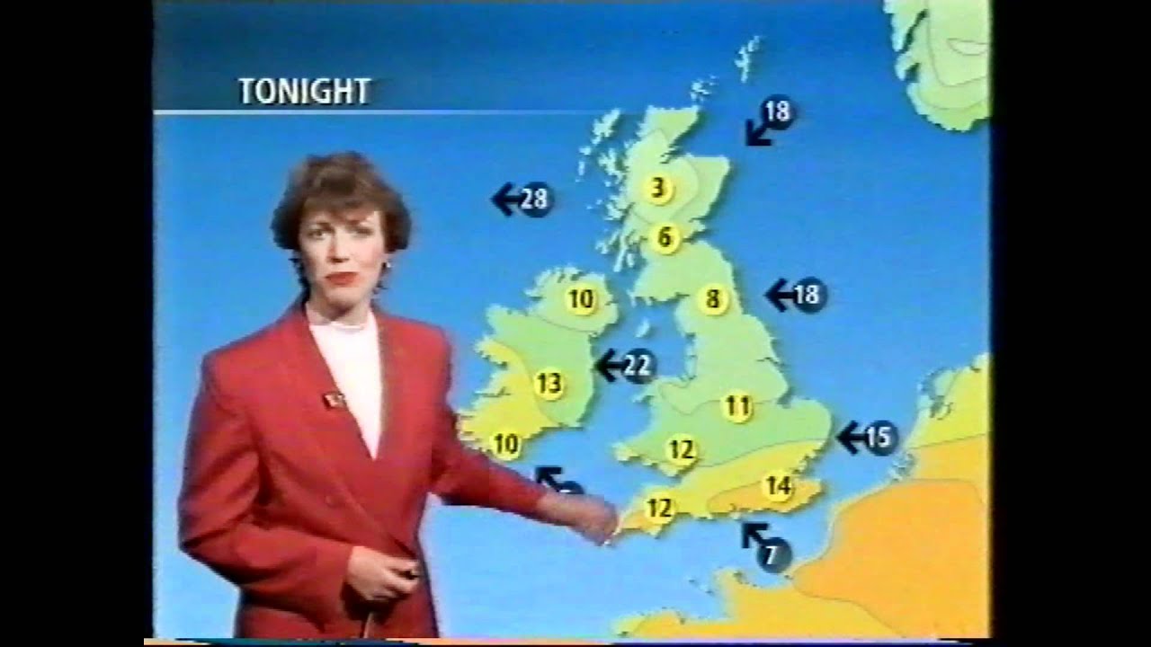 BBC Weather 25th May 1993 Penny Tranter - YouTube