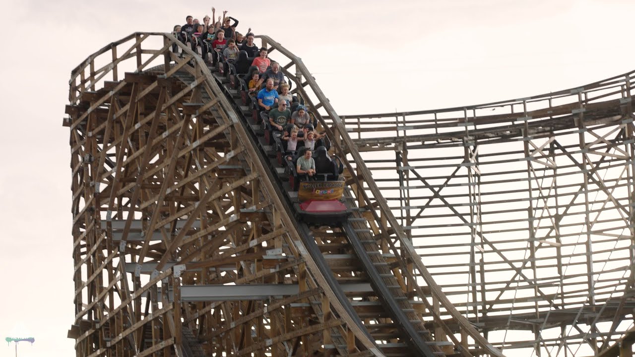 Roller Coaster - Lagoon - Wooden Coaster - John A. Miller / PTC / Great ...