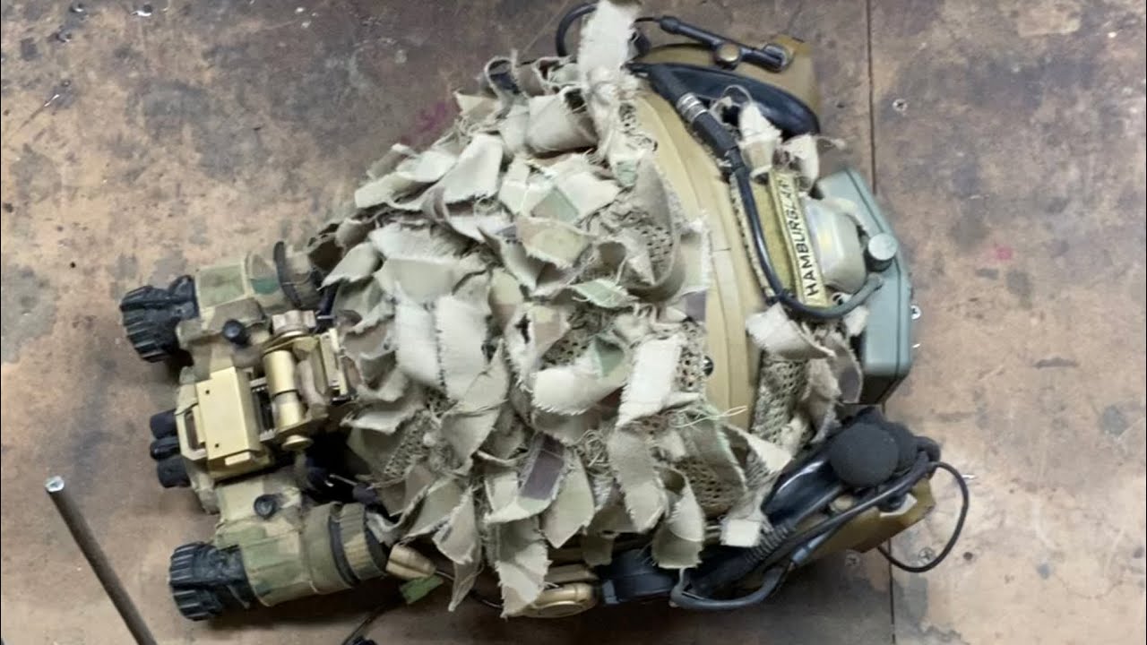 Helmet + Night vision setup - YouTube