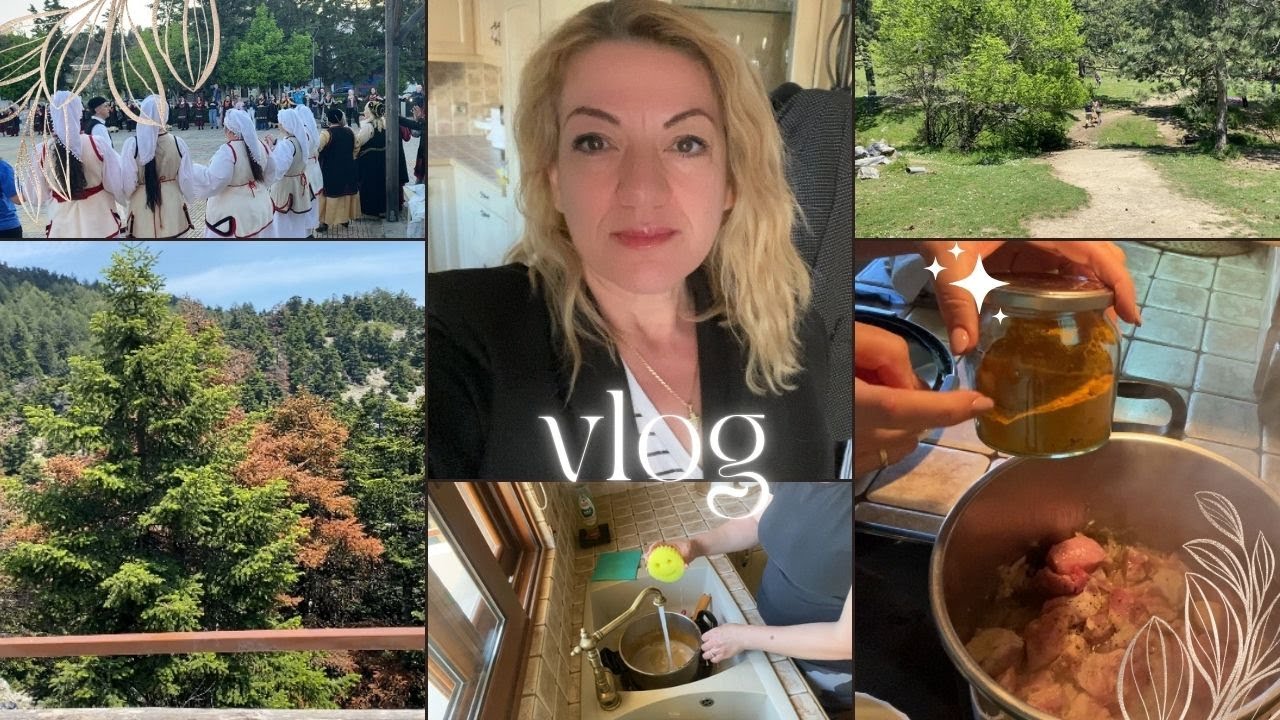 2 ΗΜΕΡΟ VLOG💗Πήραμε τα βουνά 🌳🌲🌳Εκδήλωση Ηπειρωτών💗Μαγειρεύουμε μαζί ...