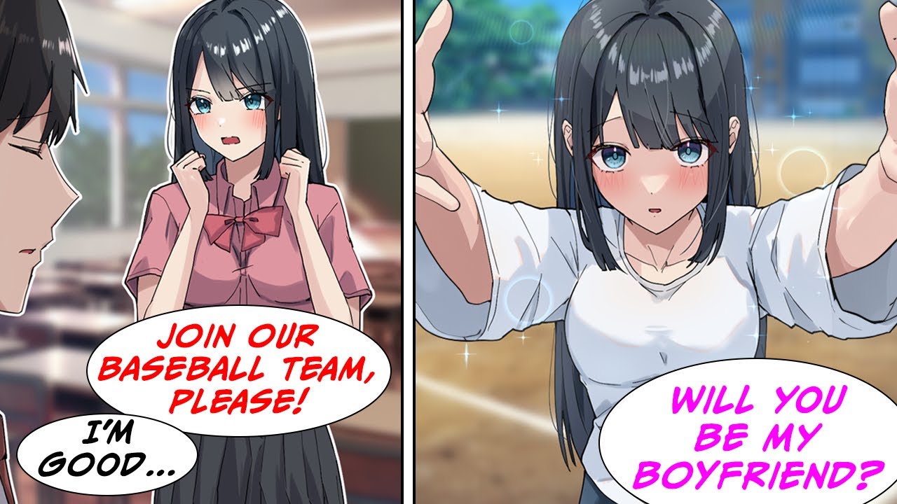 [Manga Dub] The baseball team was short on members, and I was convinced to help, but... [RomCom ...
