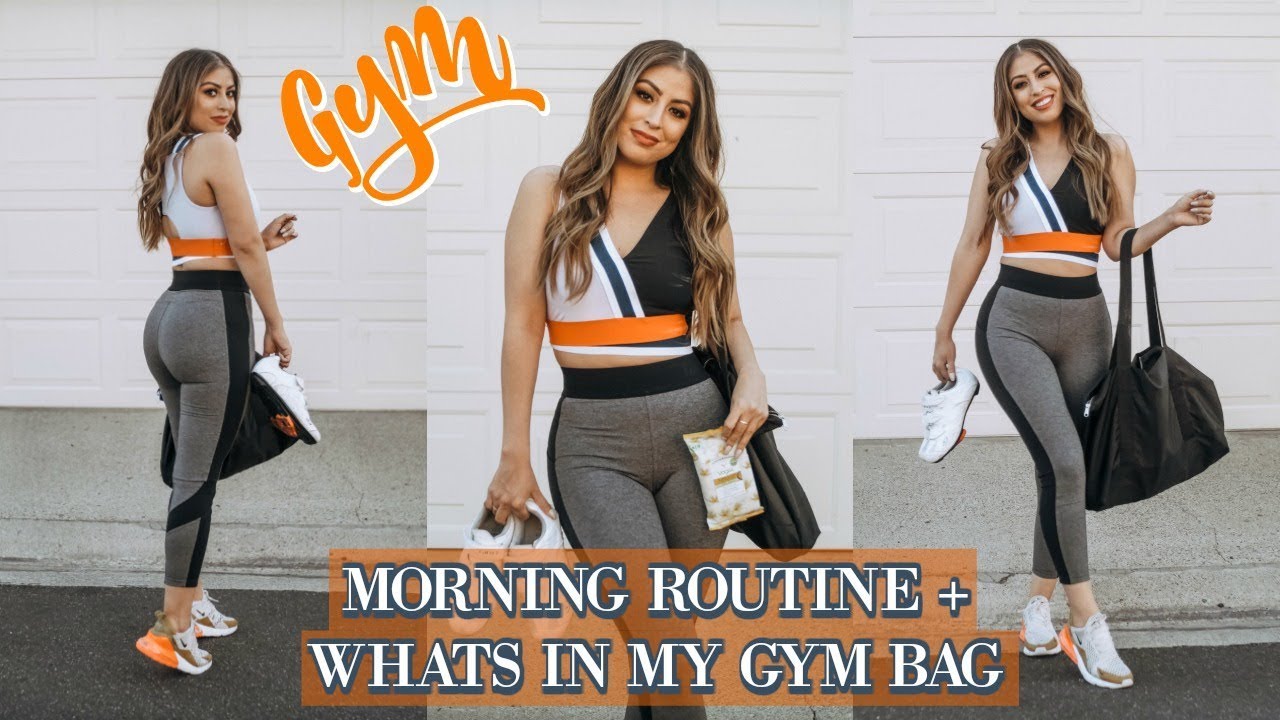 MY GYM MORNING ROUTINE & WHATS IN MY GYM BAG - YouTube