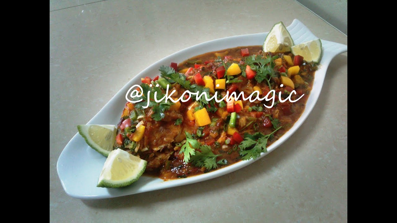 Whole Tilapia Fish Stew Kenyan | Samaki Sato Mzima | Jikoni Magic - YouTube
