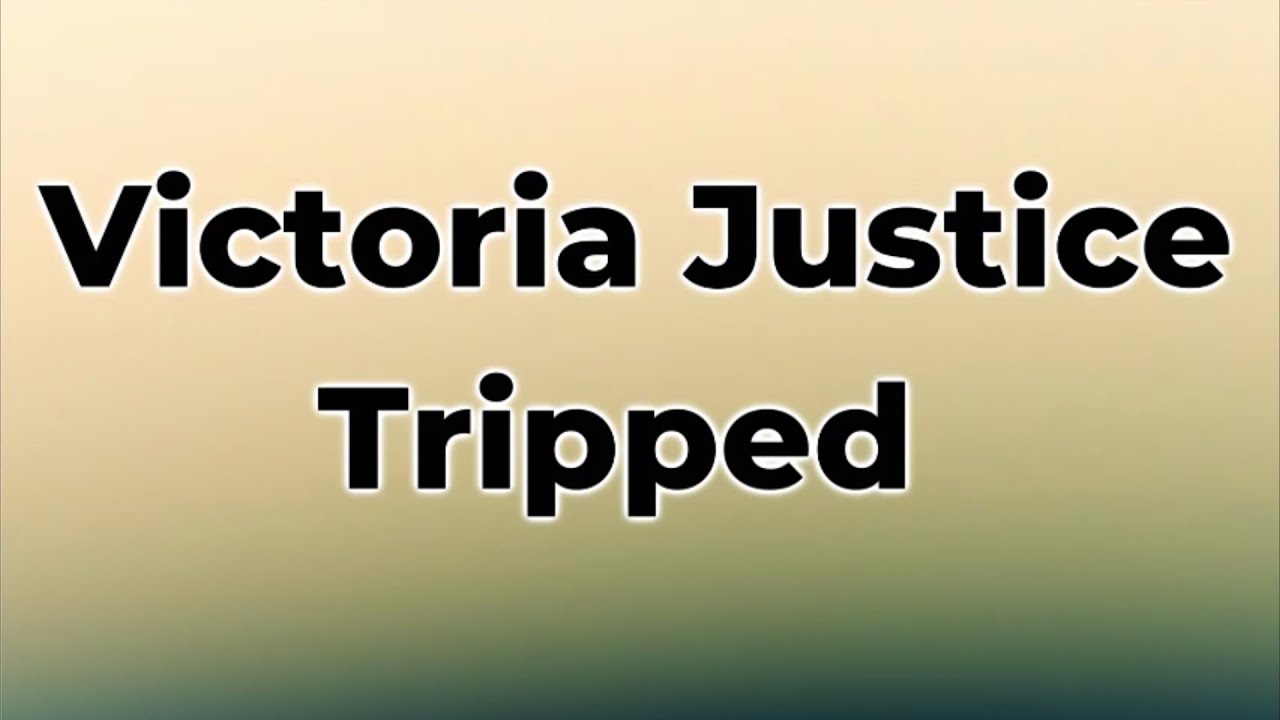 Victoria Justice - Tripped Karaoke/Instrumental With Lyrics - YouTube