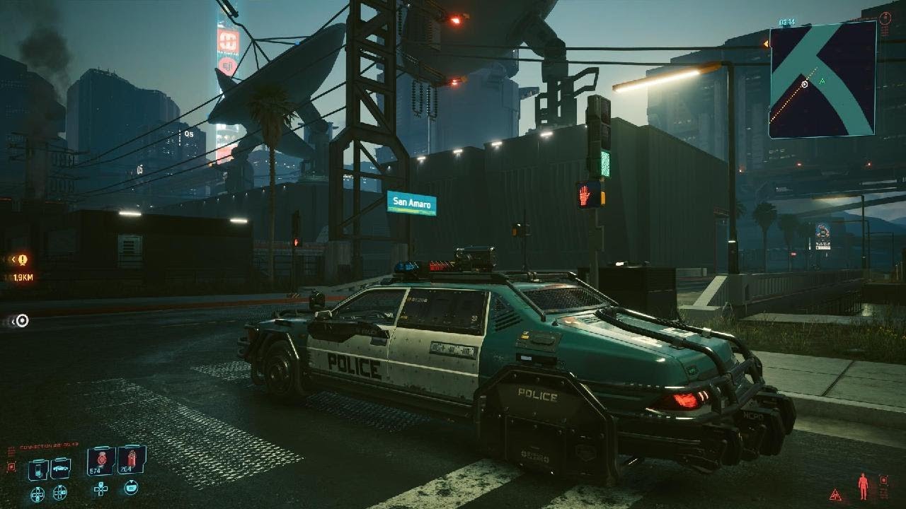 Cyberpunk 2077 Archer Hella EC-H i860 NCPD Enforcer - YouTube