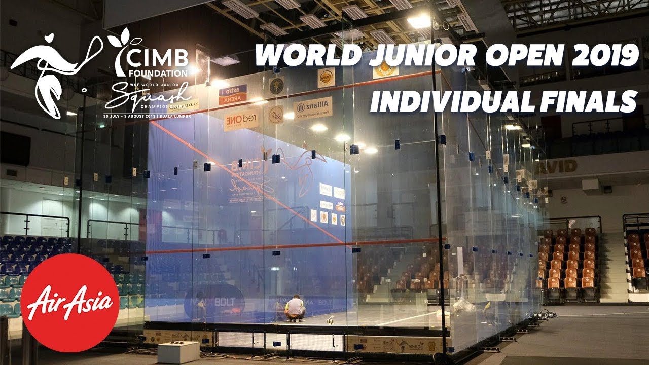 WSF World Junior Open 2019 - Individual Finals Replay - YouTube