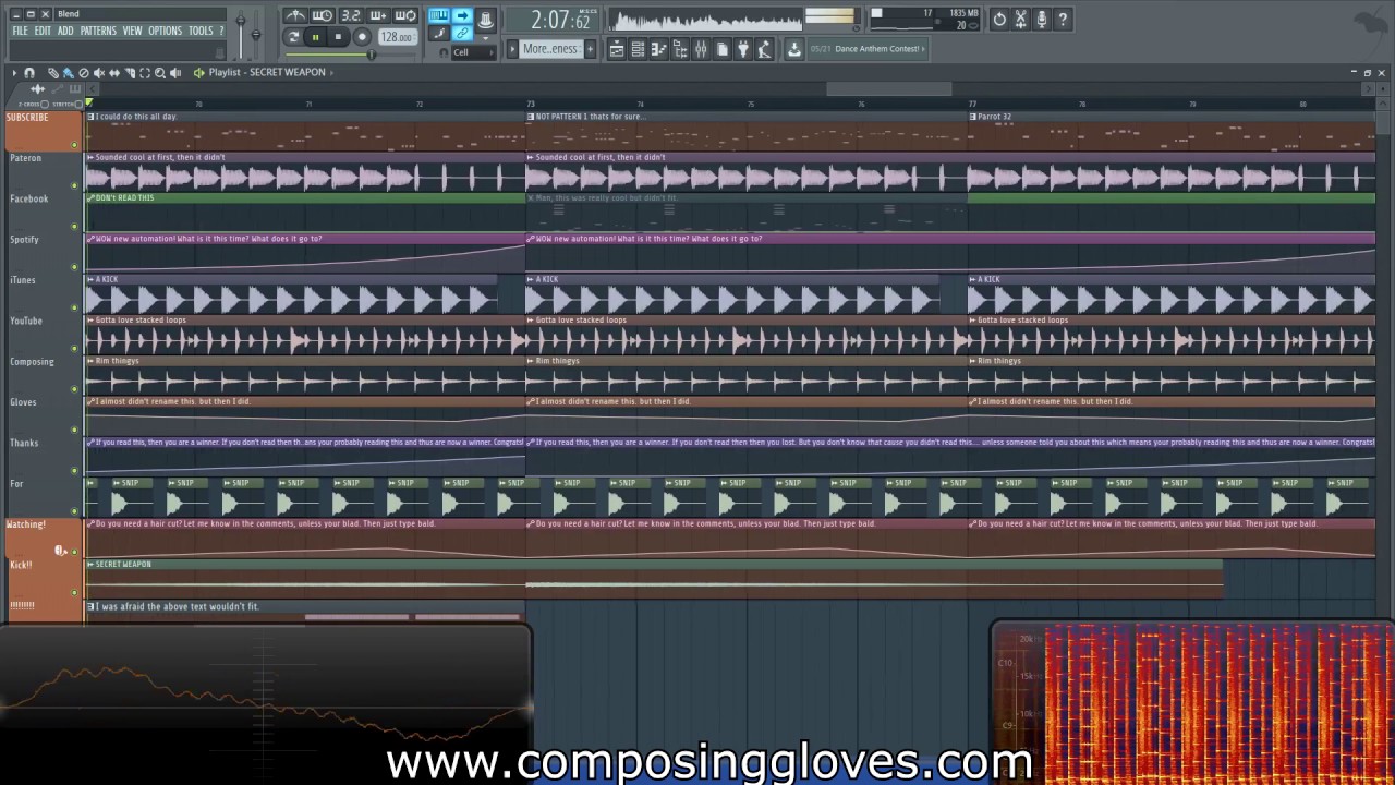 Blend - Composing Gloves - YouTube